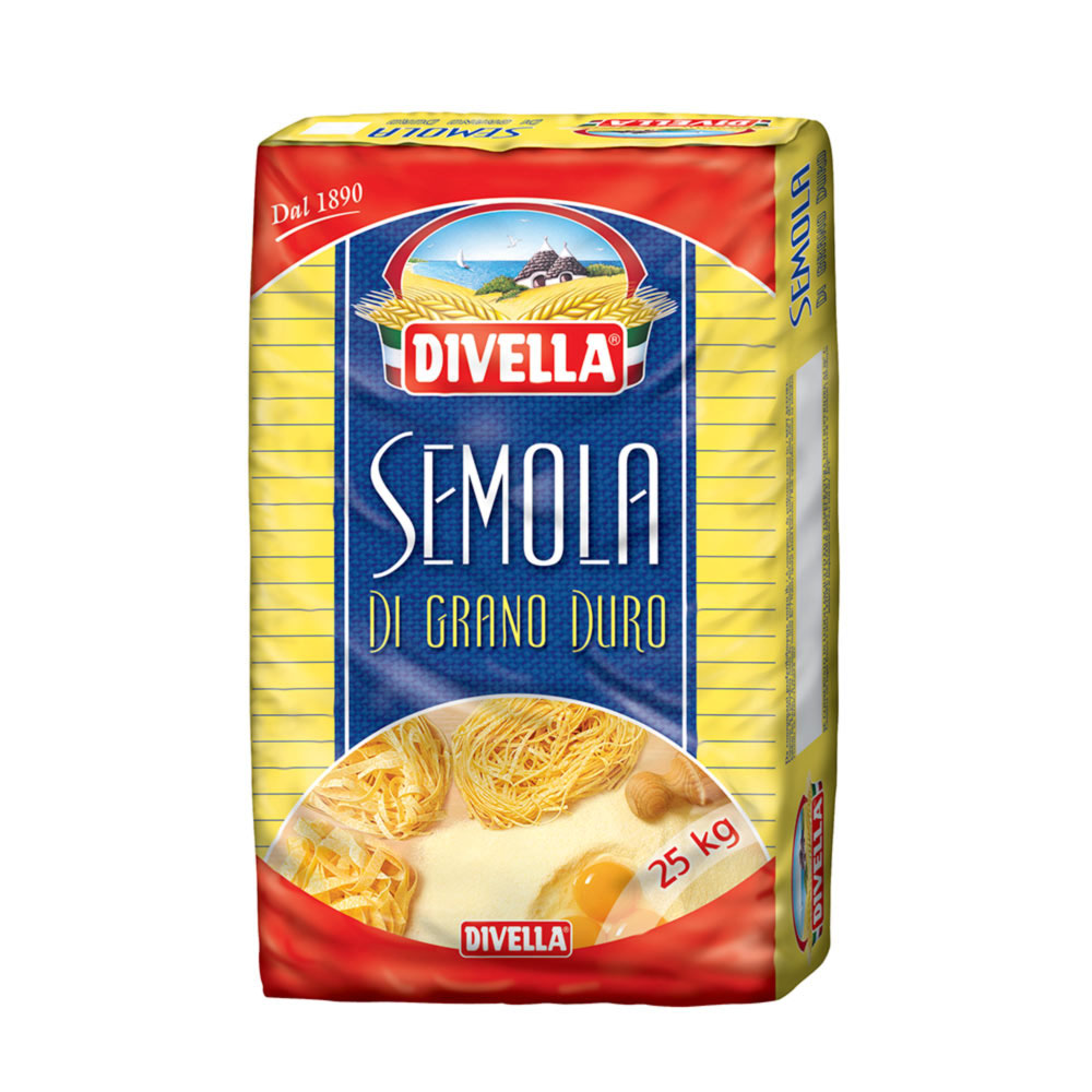Durum Wheat Semolina 25 kg - Divella