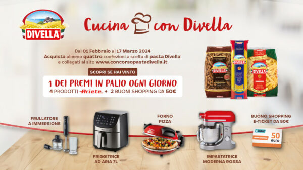 Nuovo concorso "Cucina con Divella" - Divella